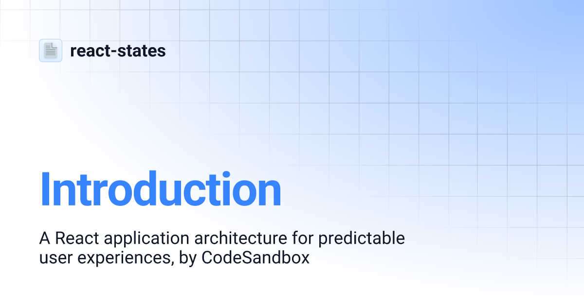 Introduction | react-states
